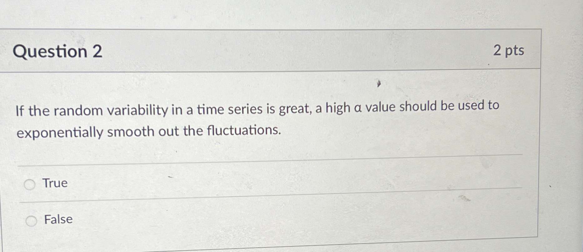 Solved Question 22 ﻿ptsIf the random variability in a time | Chegg.com
