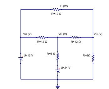 Solved For the circuit shown in the following figure, | Chegg.com