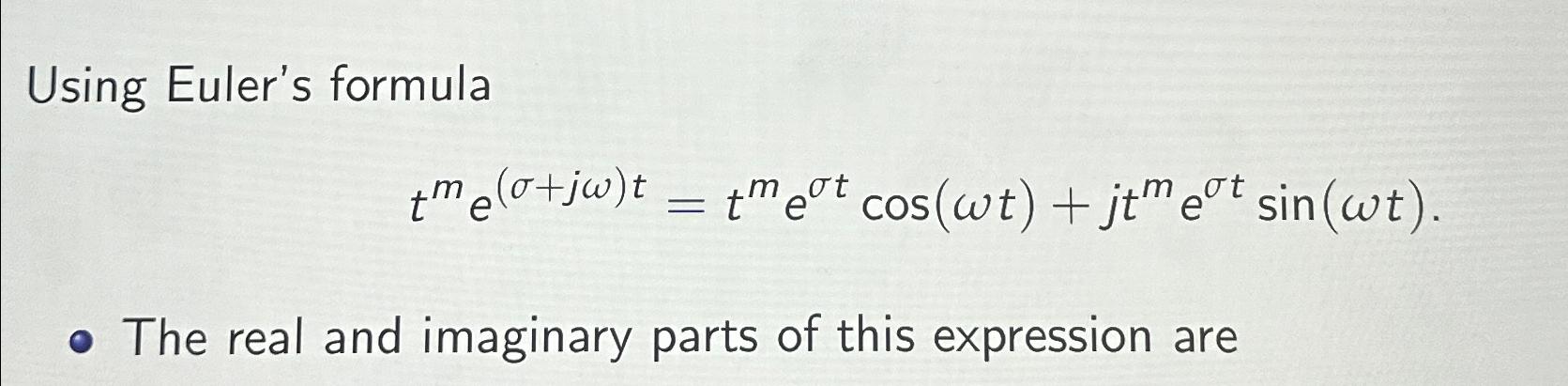Solved Using Euler's | Chegg.com