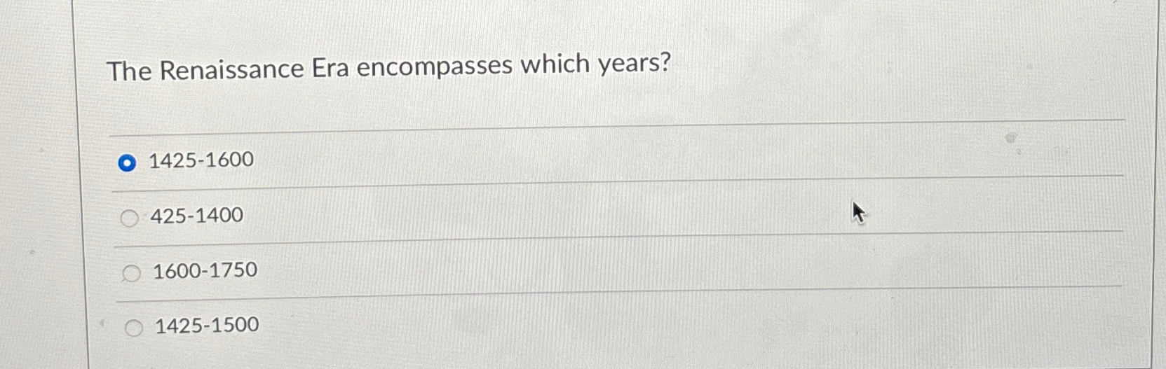 Solved The Renaissance Era encompasses which | Chegg.com