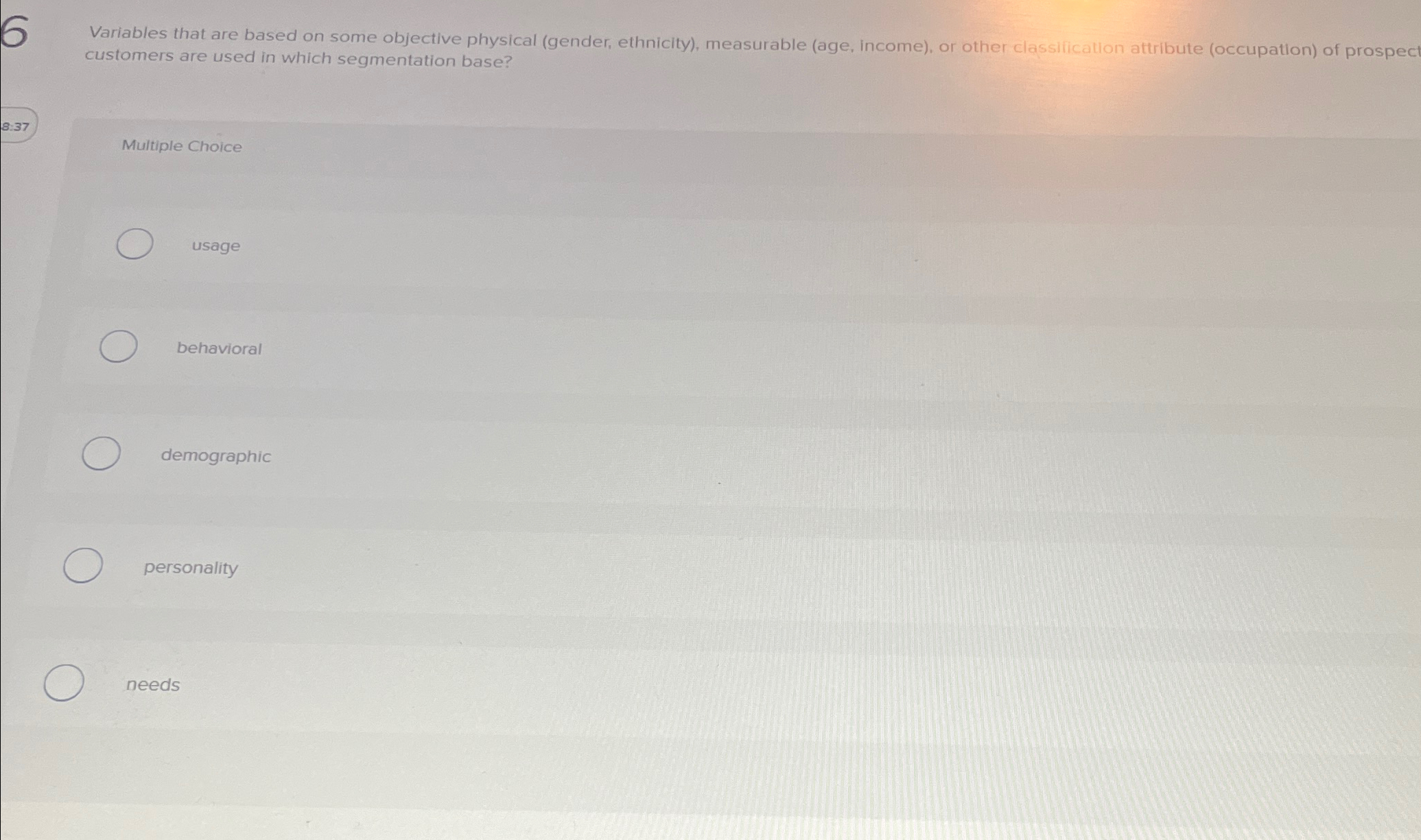 Solved Variables that are based on some objective physical | Chegg.com