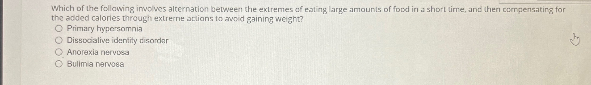 Solved Which of the following involves alternation between | Chegg.com