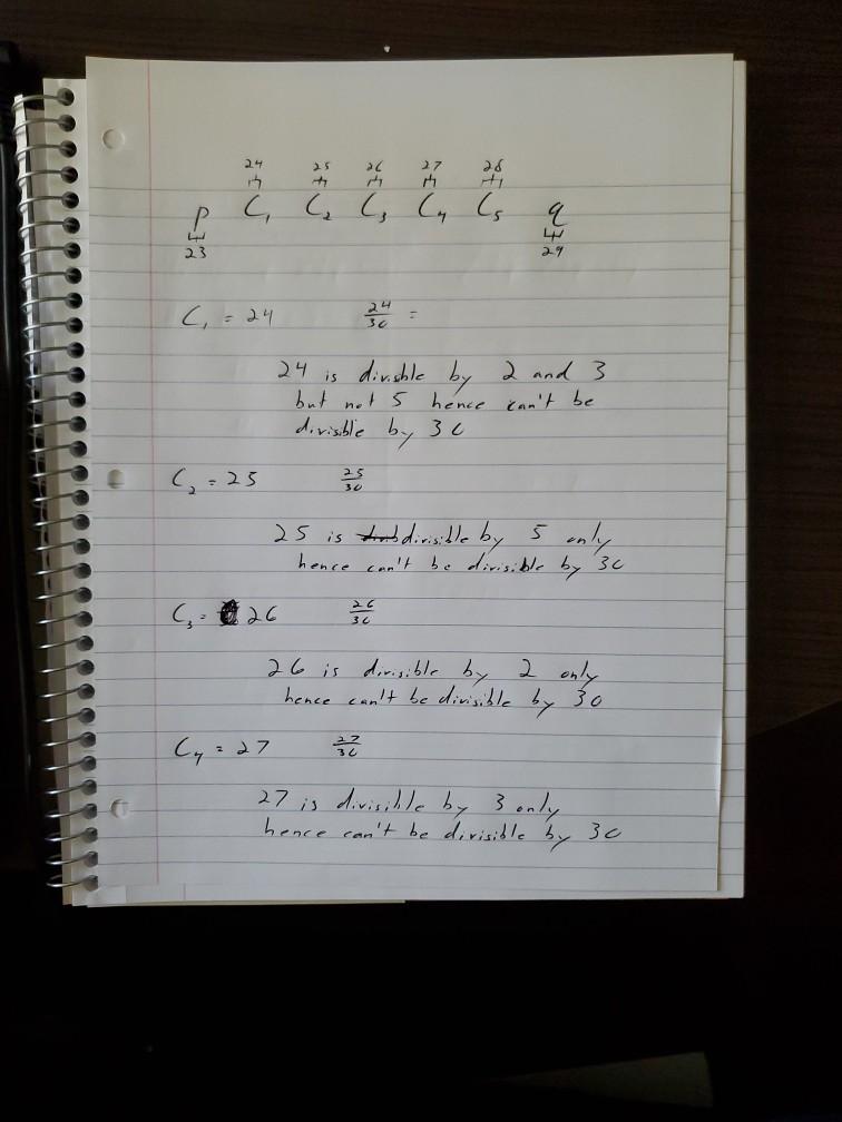 Solved I'm given a prime and composite number problem and | Chegg.com