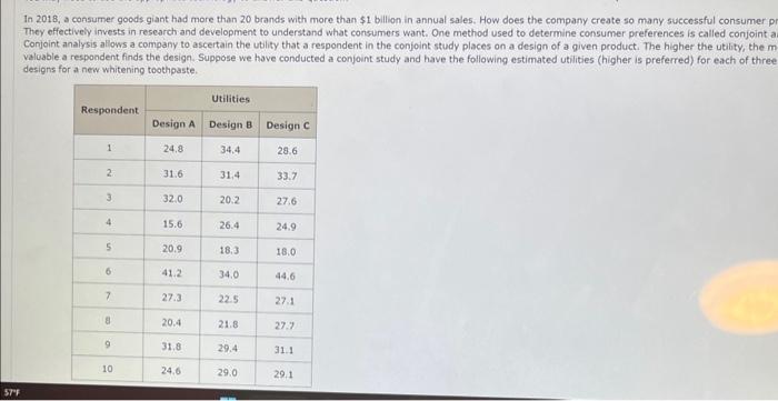 Solved In 2018, a consumer goods giant had more than 20 | Chegg.com