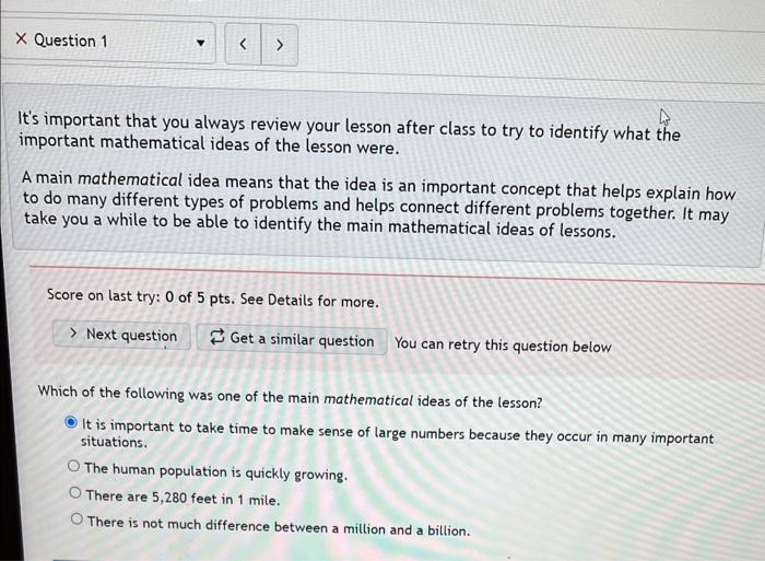 Solved It's important that you always review your lesson | Chegg.com