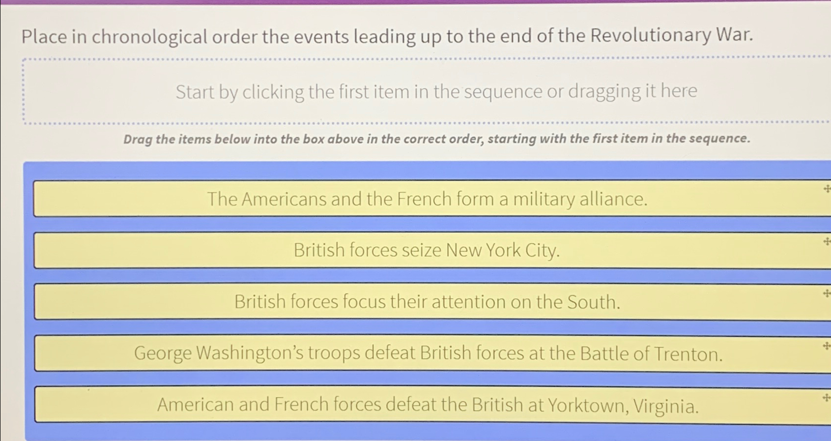 Solved Place in chronological order the events leading up to | Chegg.com