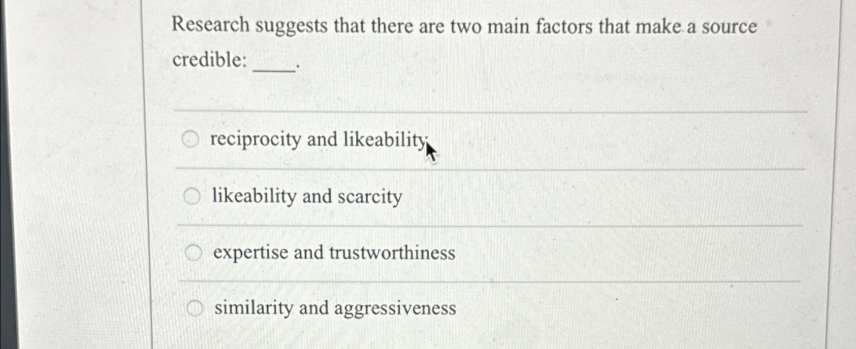 Solved Research suggests that there are two main factors | Chegg.com
