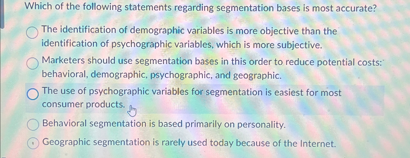 Solved Which of the following statements regarding | Chegg.com