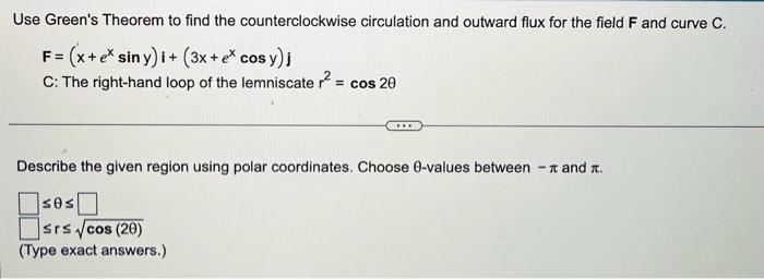 Solved Use Green's Theorem to find the counterclockwise | Chegg.com
