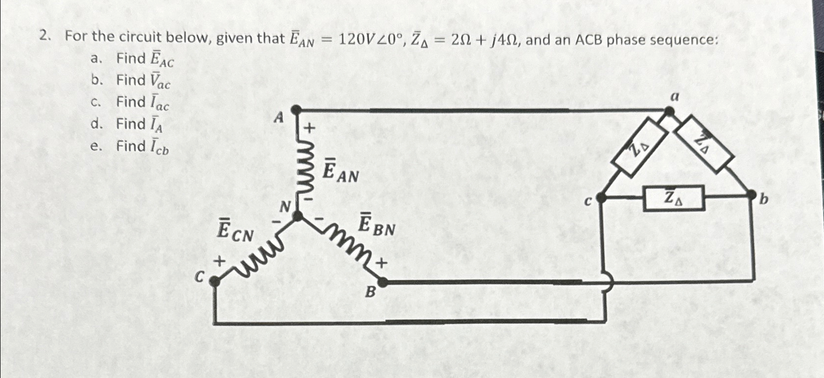 Solved For the circuit below, given that | Chegg.com
