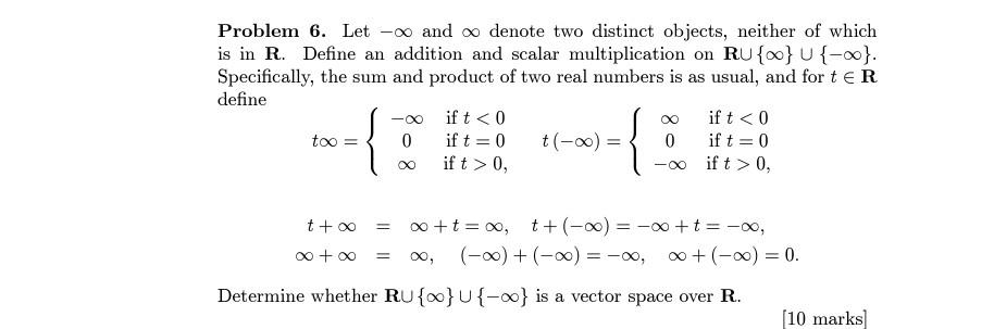 Solved Problem 6. Let - and co denote two distinct objects, | Chegg.com