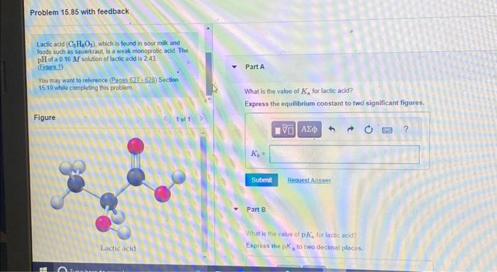 Solved Lactic acid (C2H6O3), which is found in sour milk and | Chegg.com