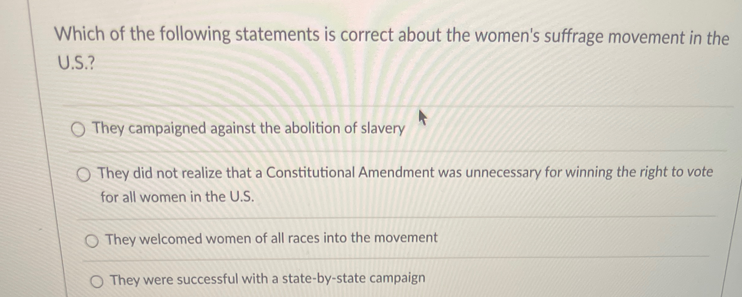 Solved Which of the following statements is correct about | Chegg.com