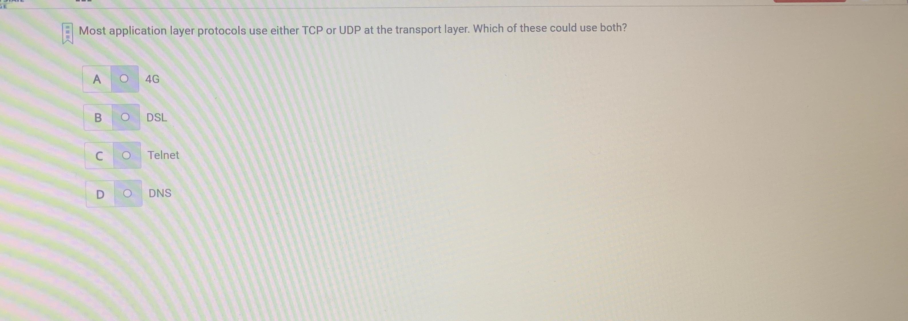 Solved Most application layer protocols use either TCP or | Chegg.com