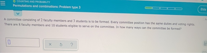 Solved = COUNTING AND PROBABILITY Permutations and | Chegg.com