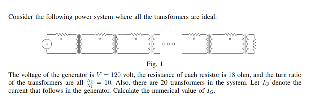 [Solved]: Consider the following power system where all the
