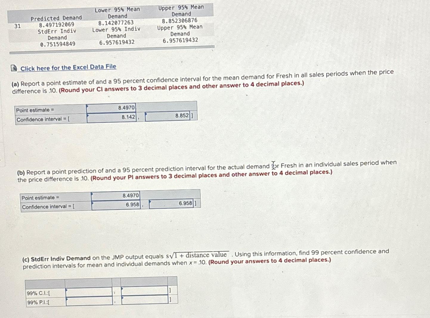 \table[[,Lower 95% ﻿Mean,Upper 95% | Chegg.com