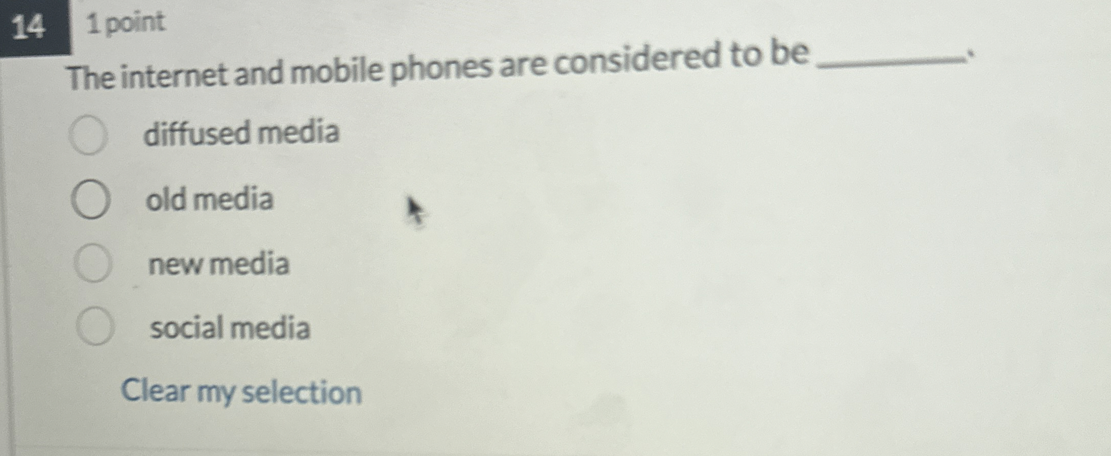 Solved 141 ﻿pointThe internet and mobile phones are | Chegg.com