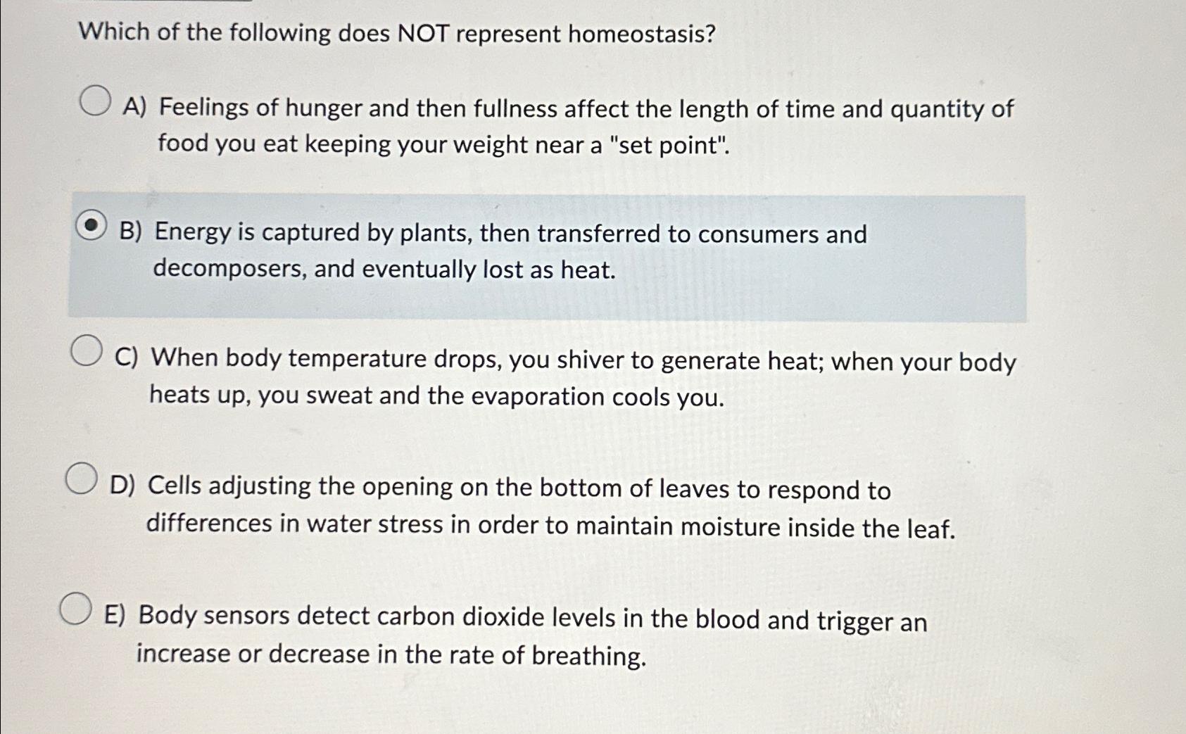 Solved Which of the following does NOT represent | Chegg.com