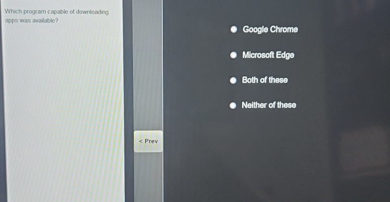 Solved Which program capable of downloading apps was | Chegg.com