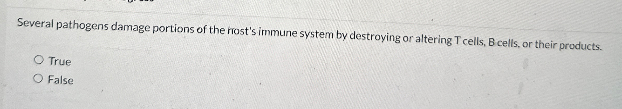 Solved Several pathogens damage portions of the host's | Chegg.com