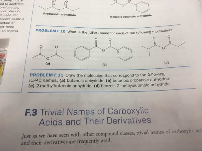 Solved Propanoic anhydride IC PIHYDRO, 1 ed to acetylate | Chegg.com