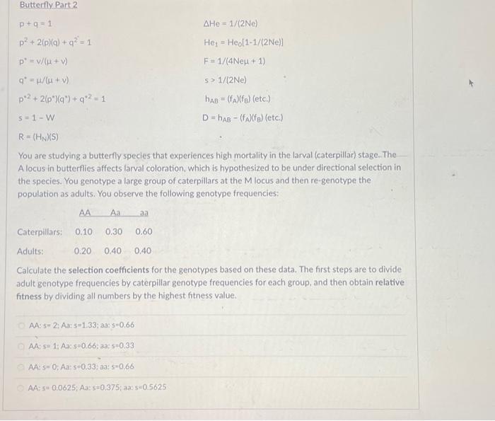 Solved Butterfly Part 2 | Chegg.com