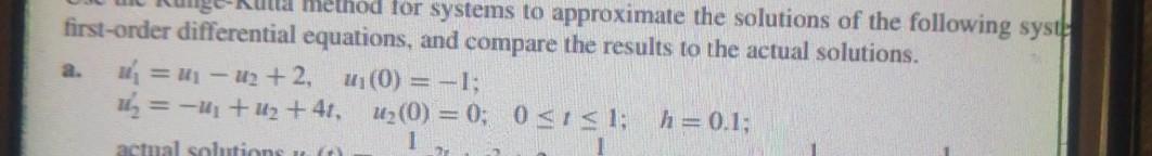 Solved Use the adams fourth-order predictor-corrector for | Chegg.com