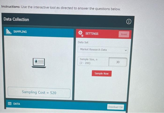 Instructions: Use the interactive tool as directed to | Chegg.com