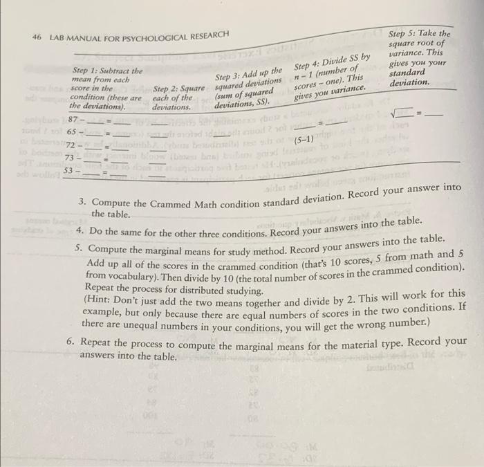 Solved Part 1. Research Methods Exercises 45 28. Descriptive | Chegg.com