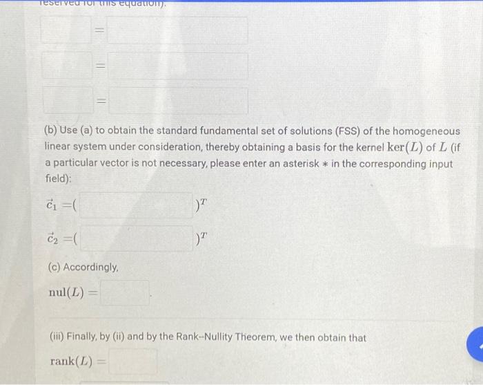 Solved (Linear Maps). Consider the linear map from the | Chegg.com