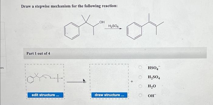 Solved Draw a stepwise mechanism for the following reaction: | Chegg.com