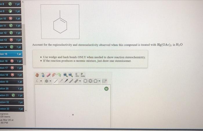 Solved Account for the regioselectivity observed when this | Chegg.com