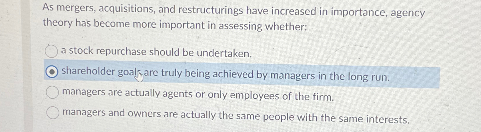 Solved As mergers, acquisitions, and restructurings have | Chegg.com