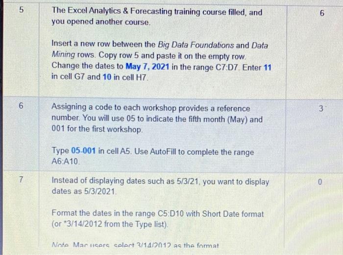 Solved 1 0 Start Excel. Download and open the file named | Chegg.com