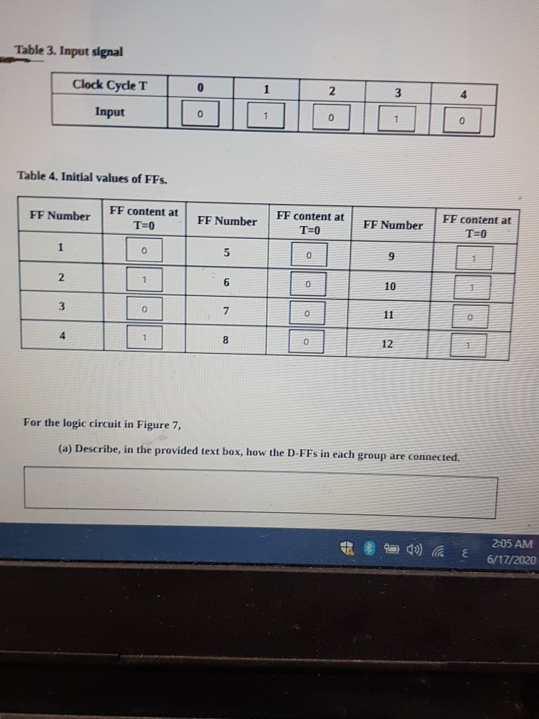 Solved In Figure 7 there are 12 D-FFs that have been | Chegg.com