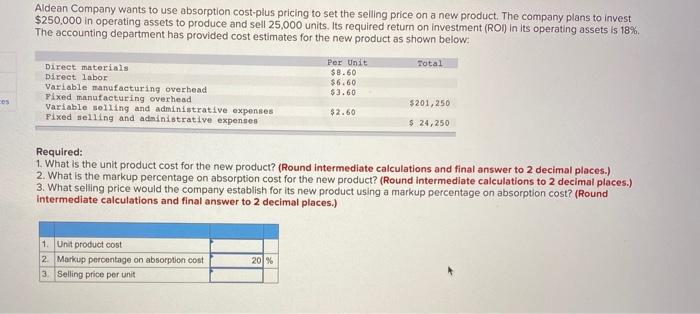 Solved 333 ints Martin Company uses the absorption costing | Chegg.com