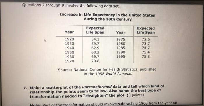 Solved Questions 1 through 6 work with the length of the | Chegg.com