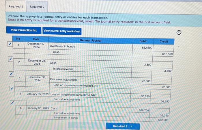 Exercise 12-7 (Algo) Various transactions relating to | Chegg.com