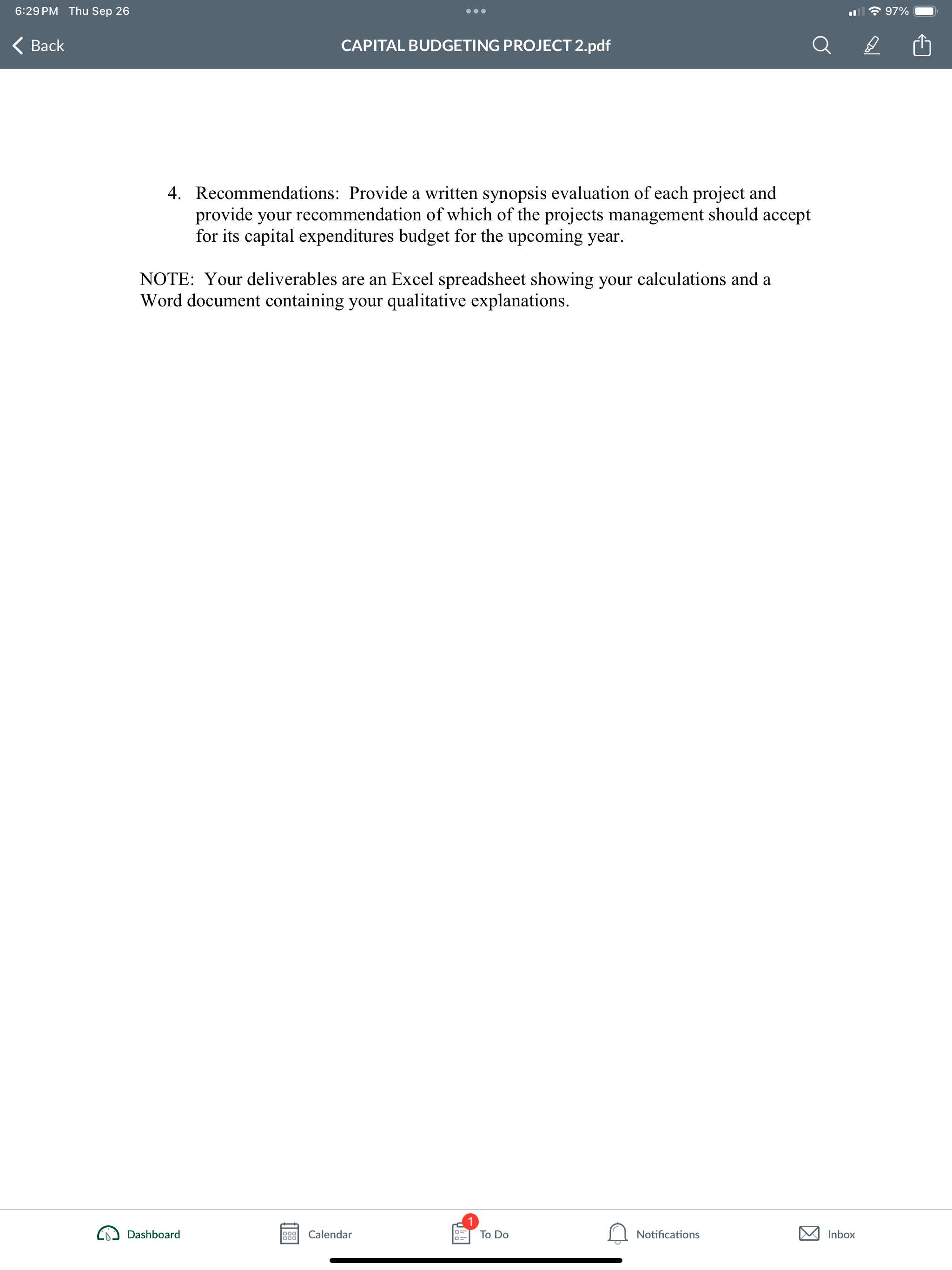 Solved Week 7 ﻿Focus: Final Project DetailsDear class,Some | Chegg.com