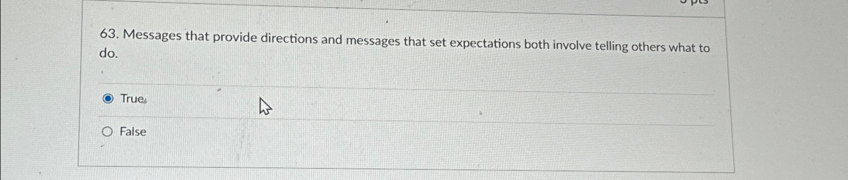Solved Messages that provide directions and messages that | Chegg.com