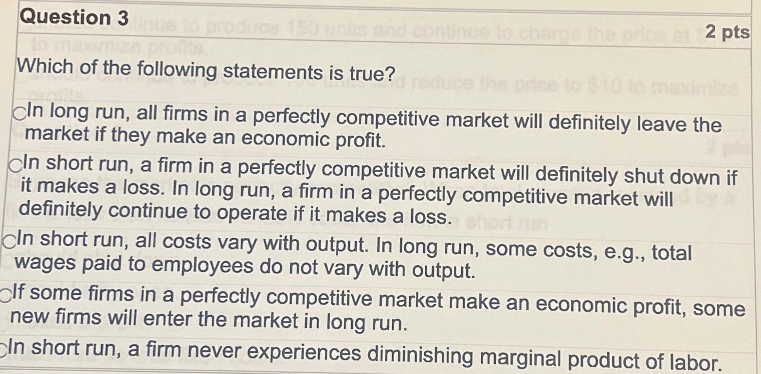 Solved Question 32 ﻿ptsWhich of the following statements is | Chegg.com