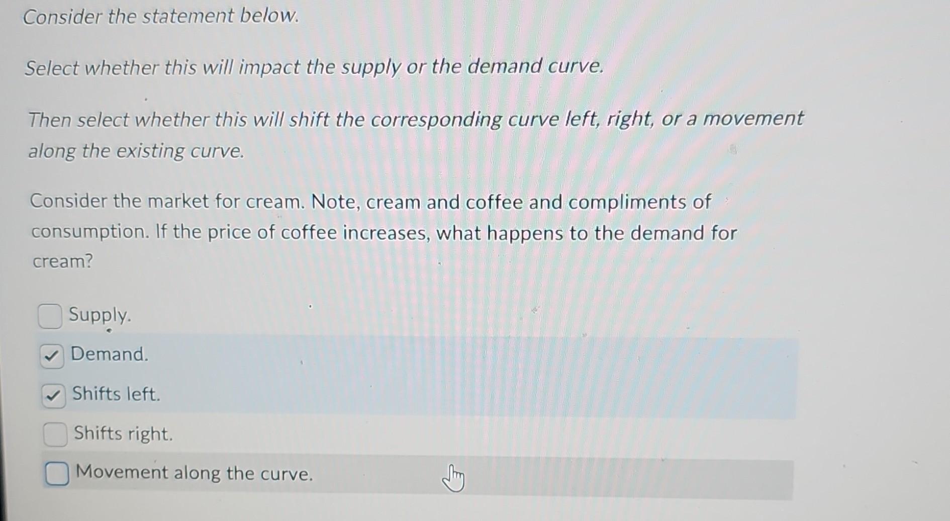 Solved Consider the statement below. Select whether this | Chegg.com