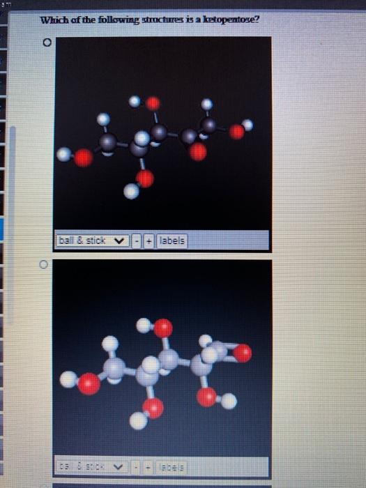 Solved Which of the following structures is a ketopentose? | Chegg.com