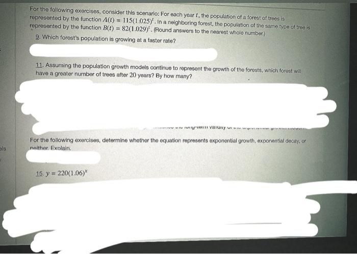 Solved Functions ponential Functions Functions garithmic | Chegg.com