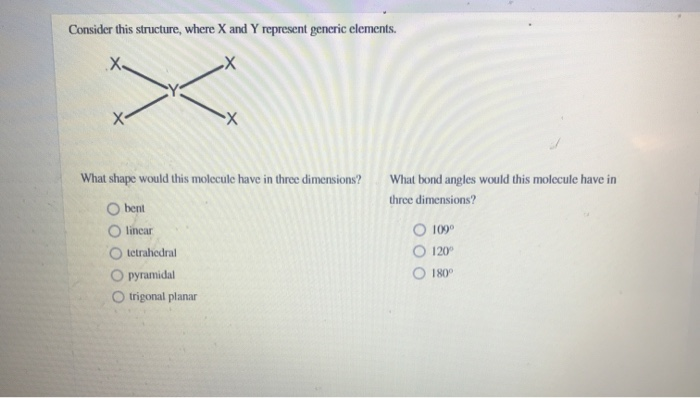 Solved Consider this structure, where X and Y represent | Chegg.com