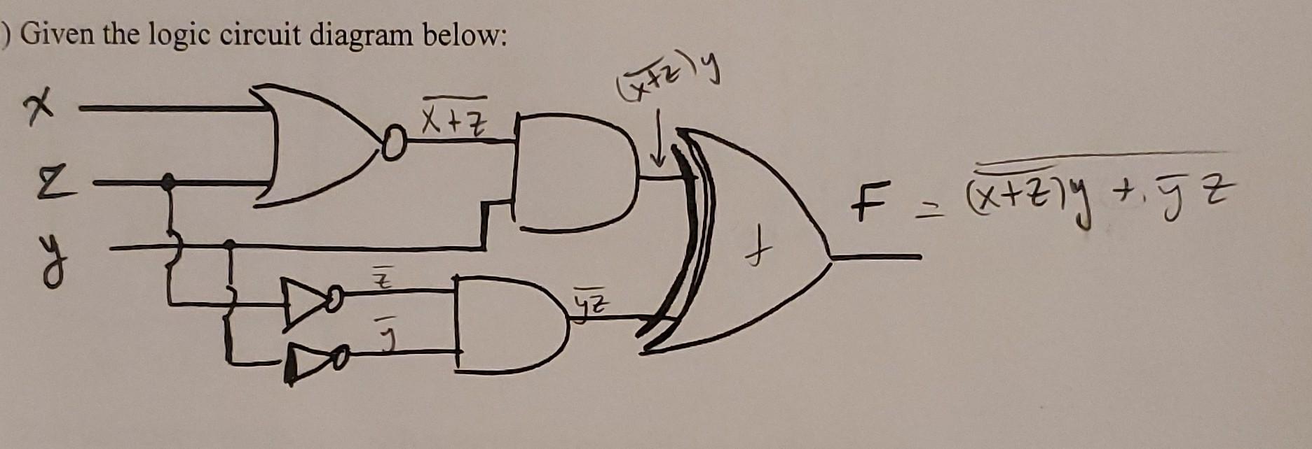 Solved I need help with this a) Figure out the logic | Chegg.com