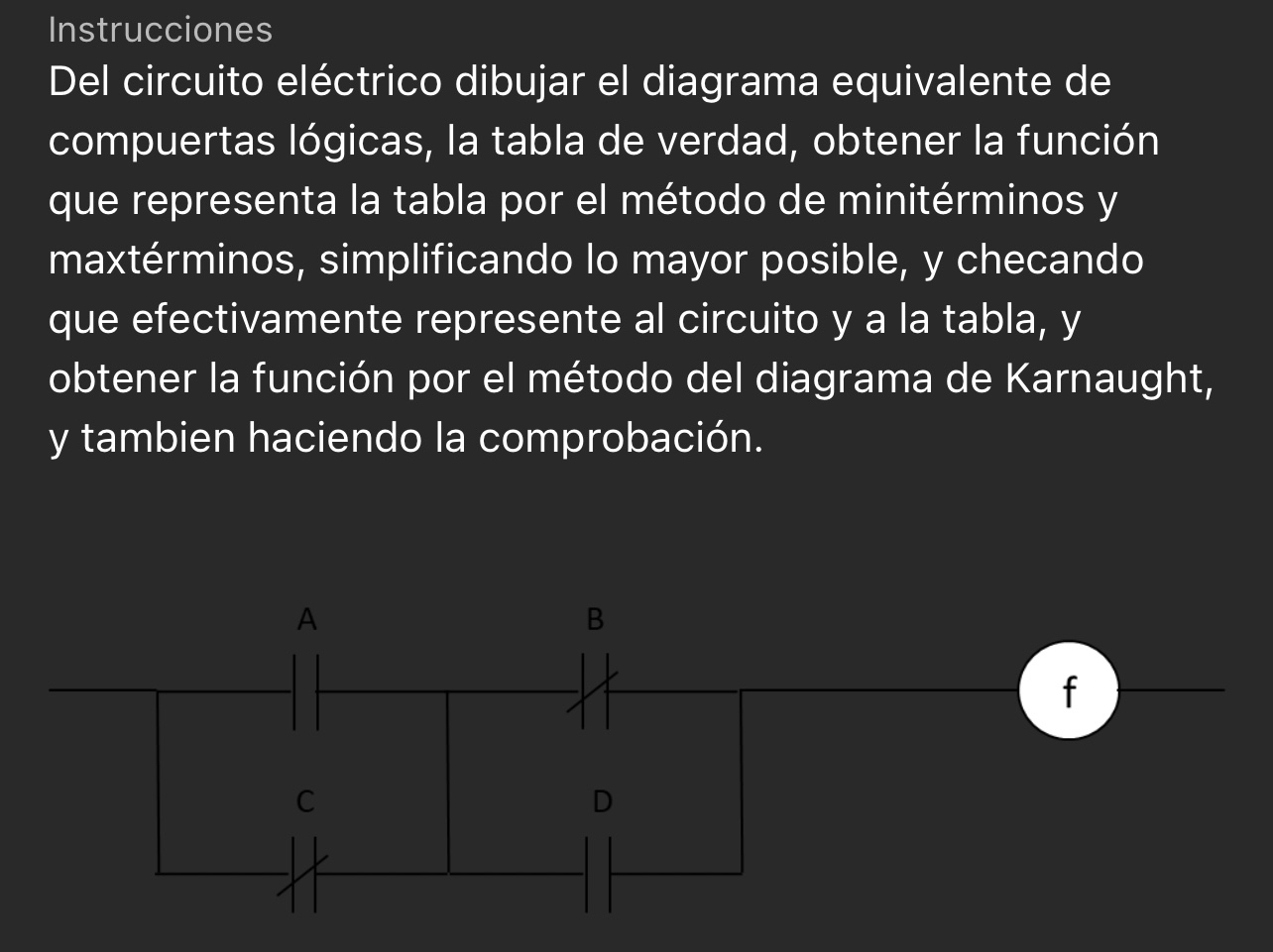 Solved InstruccionesDel circuito eléctrico dibujar el | Chegg.com