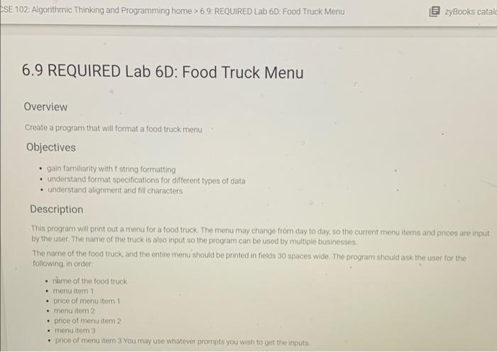 Solved SE 102: Algorithmic Thinking and Programming home > | Chegg.com