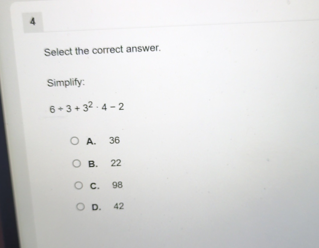 Solved 4Select the correct | Chegg.com